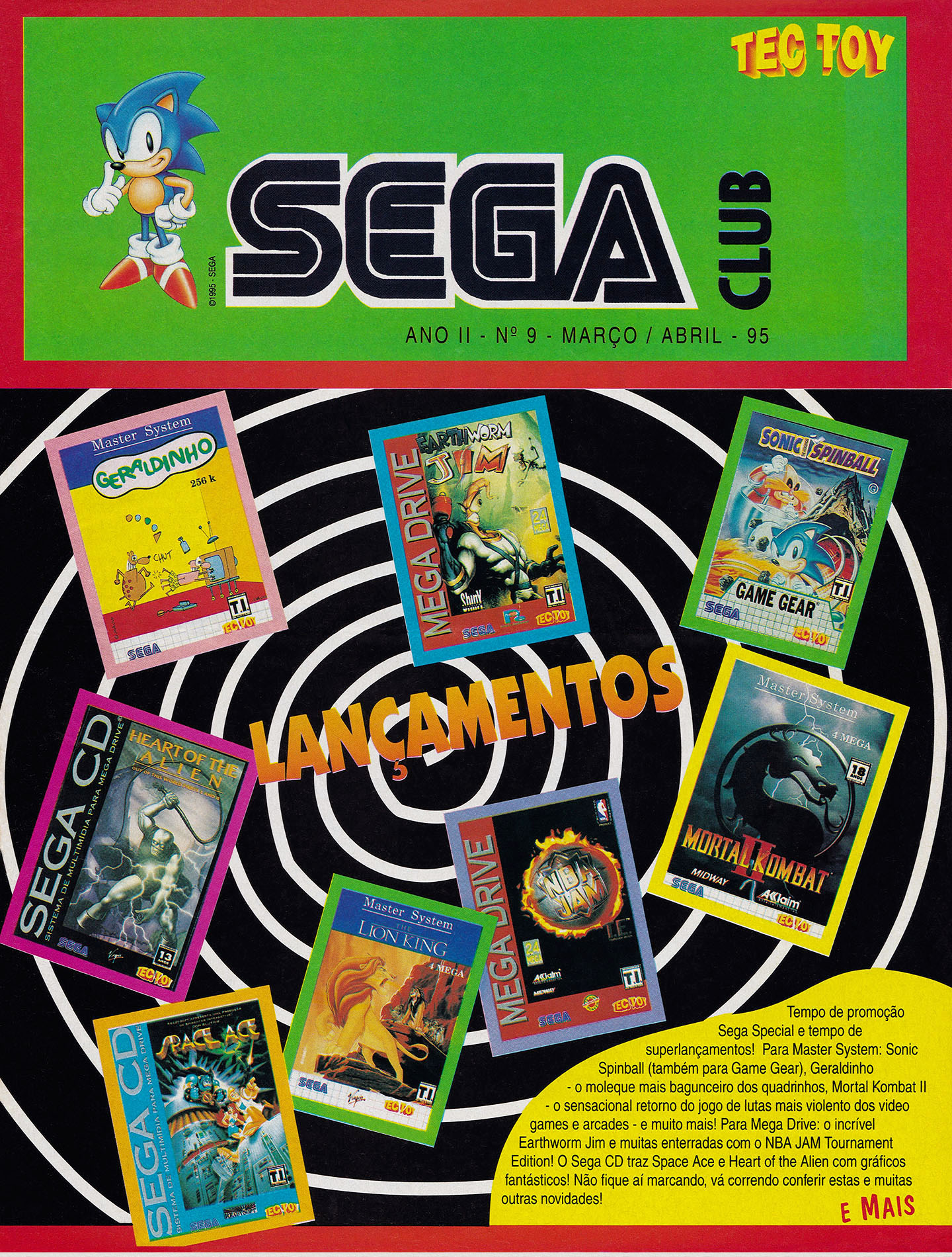 Jornal SEGA Club/SEGA Mania – Retroavengers